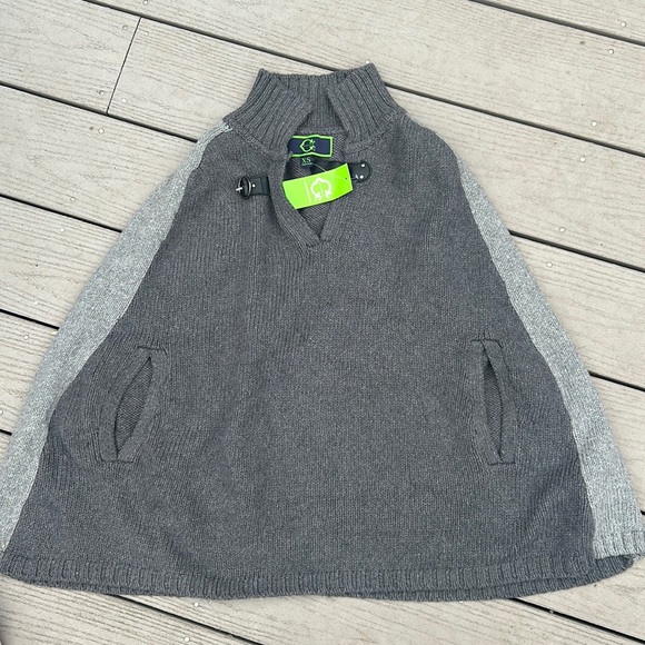 C. Wonder | Jackets & Coats | C Wonder Gray Knit Cape Poncho | Poshmark